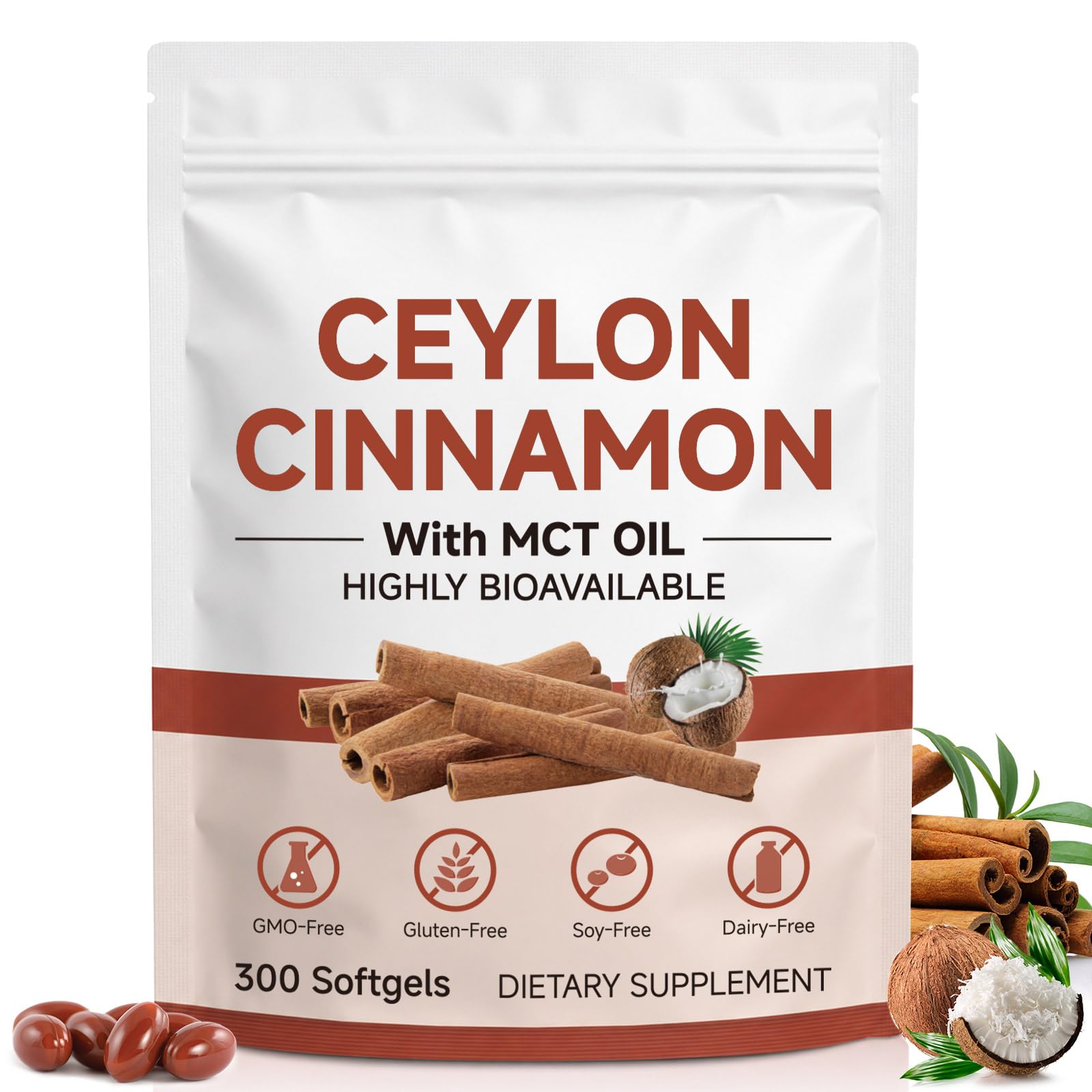 Ceylon cinnamon softgels for wellness