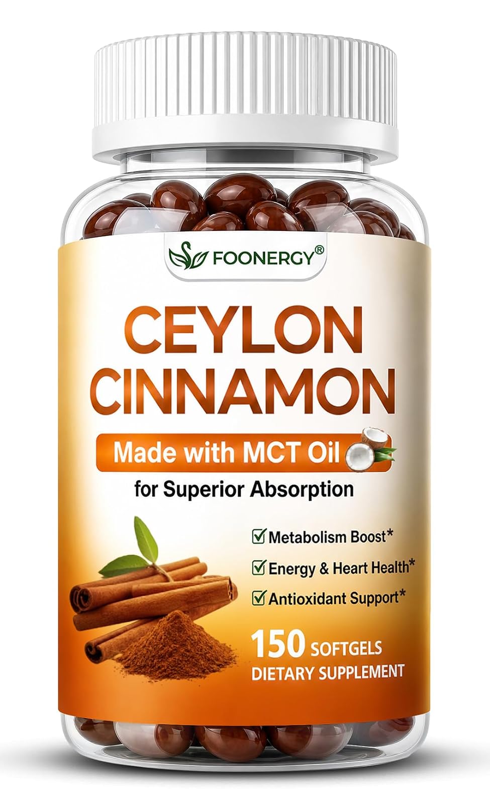 Ceylon cinnamon softgels for wellness