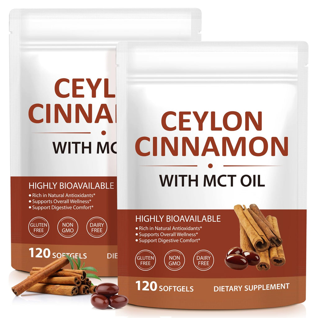 Ceylon cinnamon softgels with MCT oil