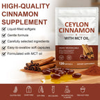 Ceylon cinnamon softgels with pure ingredients
