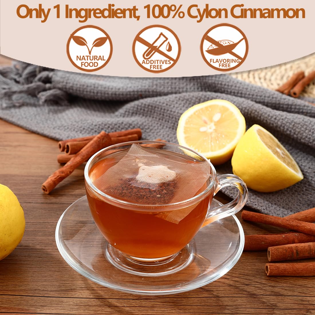 Ceylon cinnamon tea for relaxation