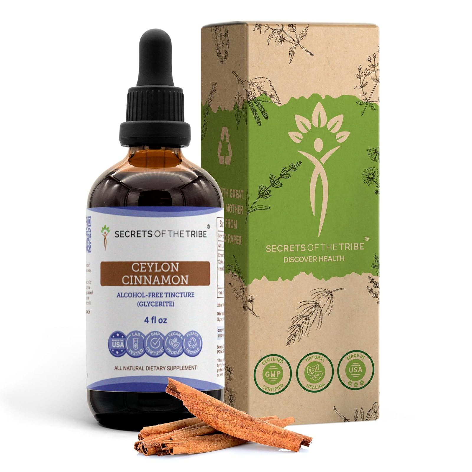 Ceylon cinnamon tincture for wellness