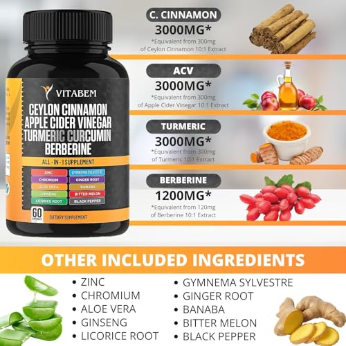Ceylon cinnamon with apple cider vinegar
