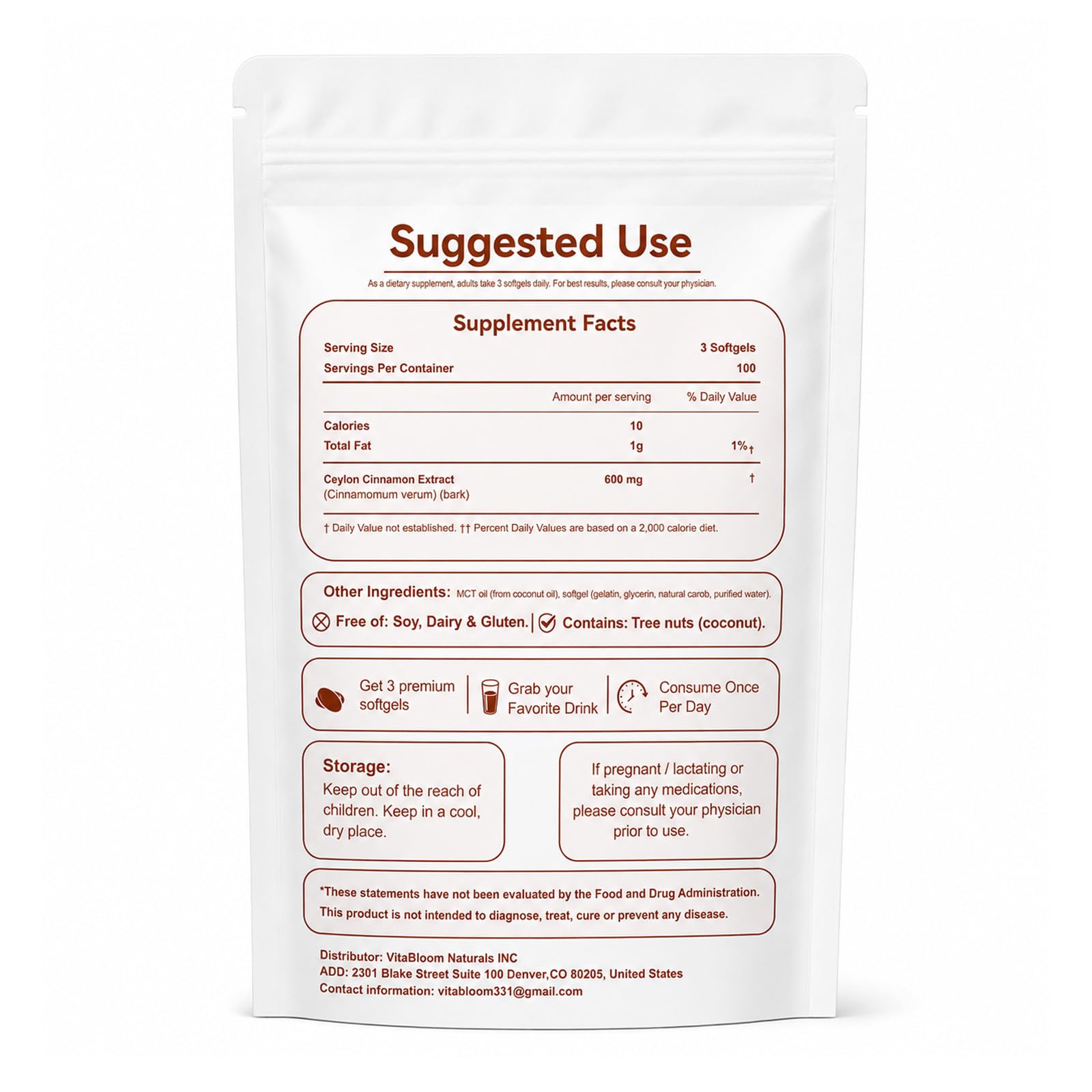 Ceylon cinnamon with MCT oil benefits