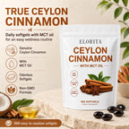 Ceylon cinnamon with MCT oil capsules
