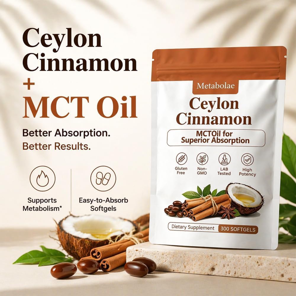 Ceylon cinnamon with MCT oil