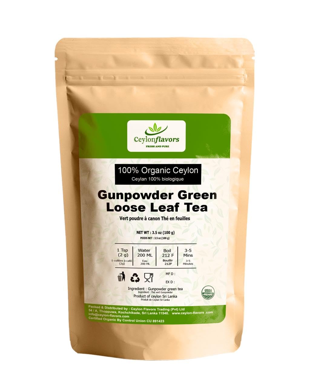 Ceylon Flavor Fresh green tea