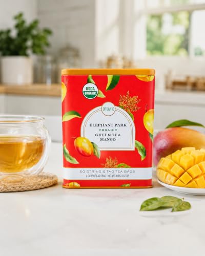 Ceylon mango green tea for wellness
