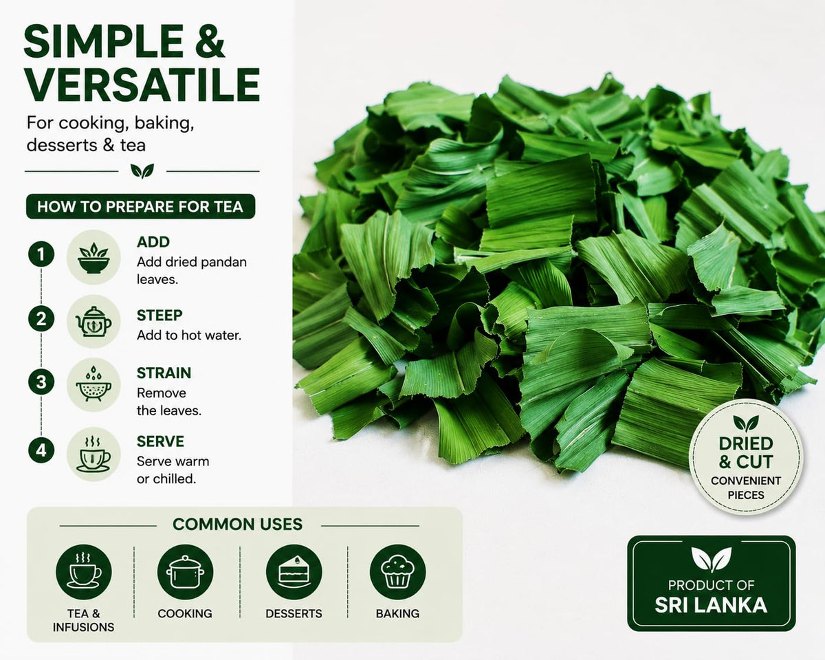 Ceylon rustic savour pandan tea