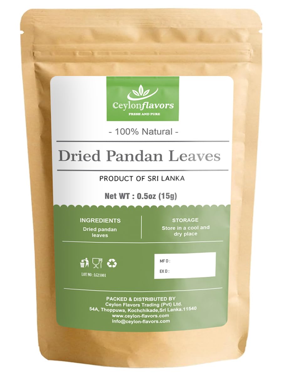 CeylonFlavors dried pandanus leaves tea