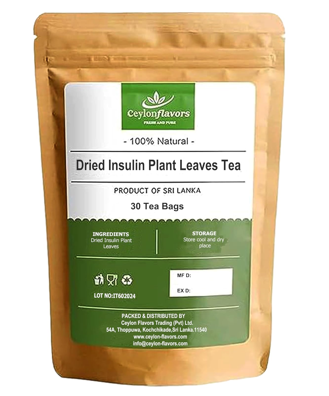 Ceylonflavors herbal tea bags