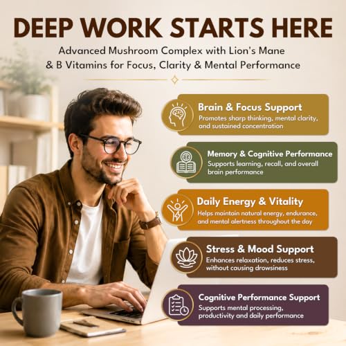 CFILIHTC mushroom complex for brain health