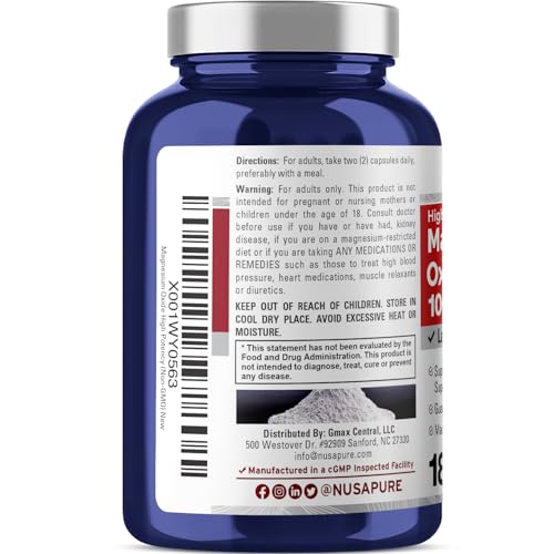 cGMP certified magnesium oxide product