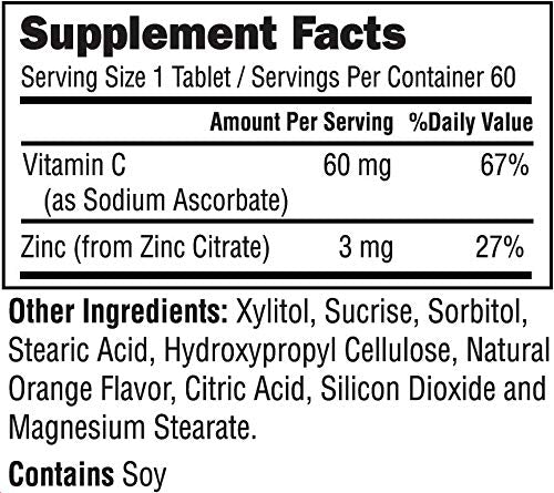 cGMP compliant zinc supplement