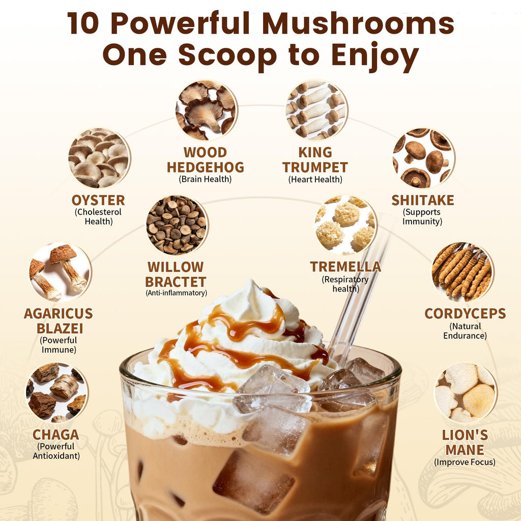 Chaga and Cordyceps benefits