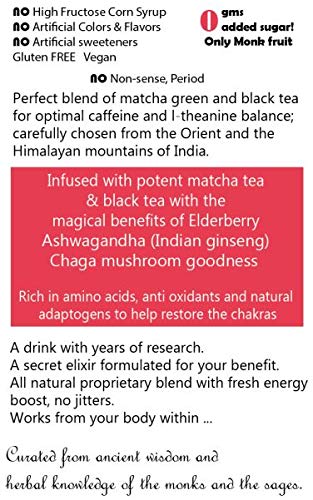 chaga and elderberry herbal supplement
