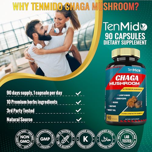 Chaga and Lion's Mane for focus