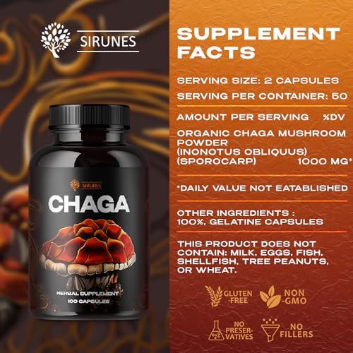 chaga capsules for daily energy