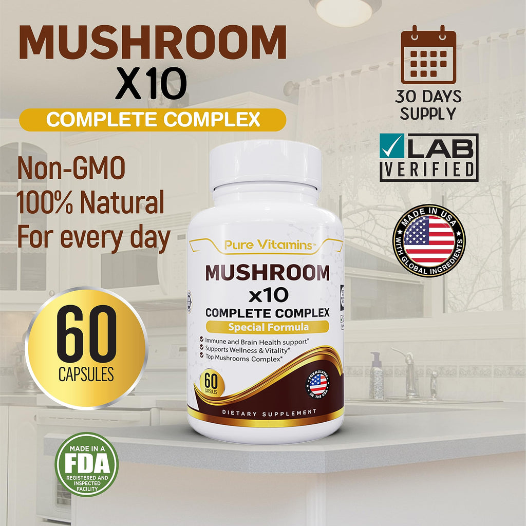 Chaga capsules for immune support