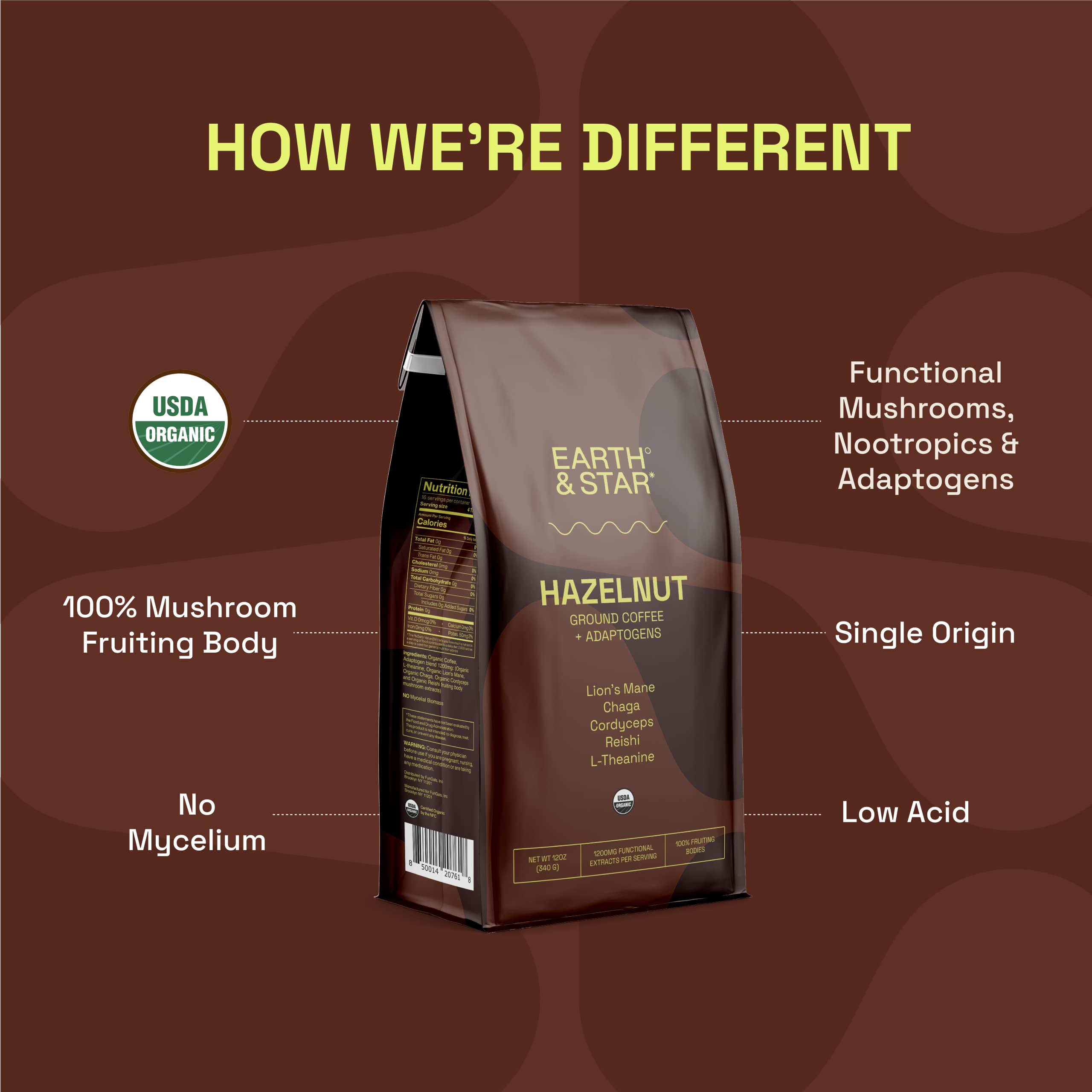 Chaga coffee for energy boost
