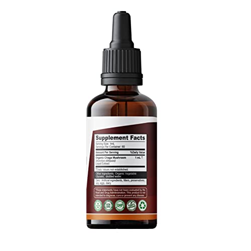 Chaga drops for enhanced focus