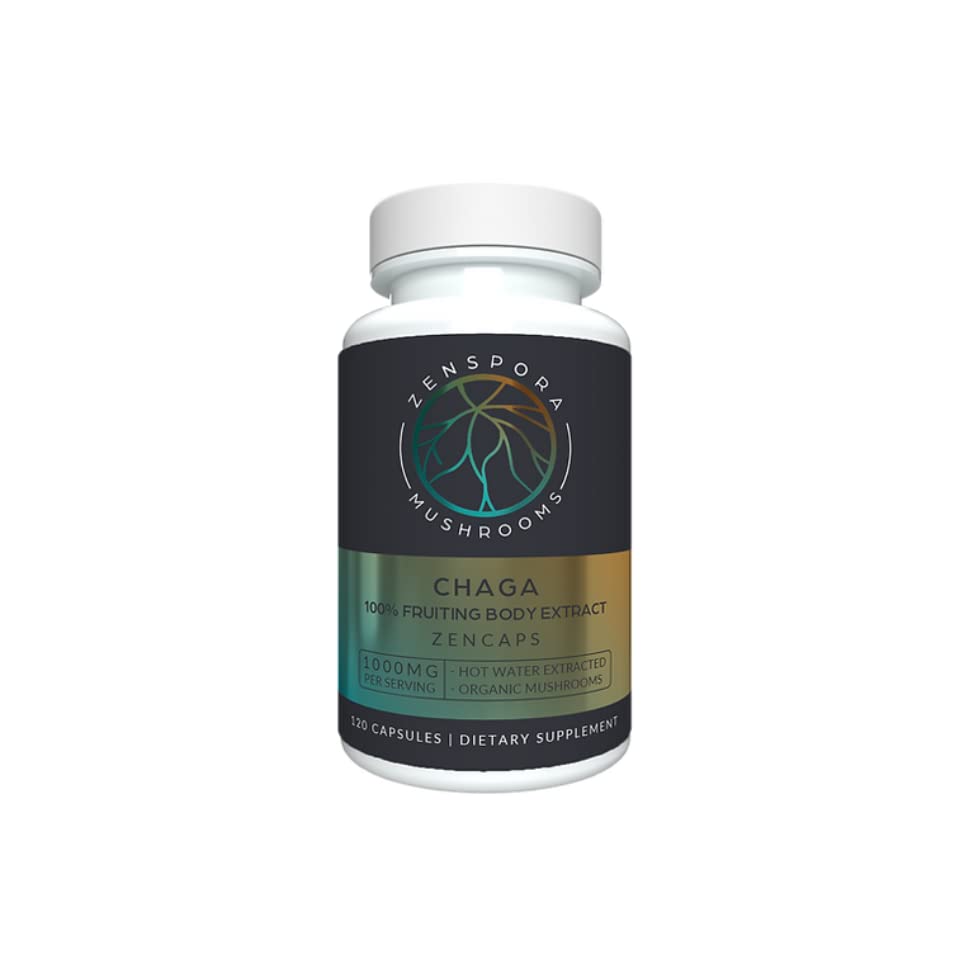 Chaga extract capsules for immune health