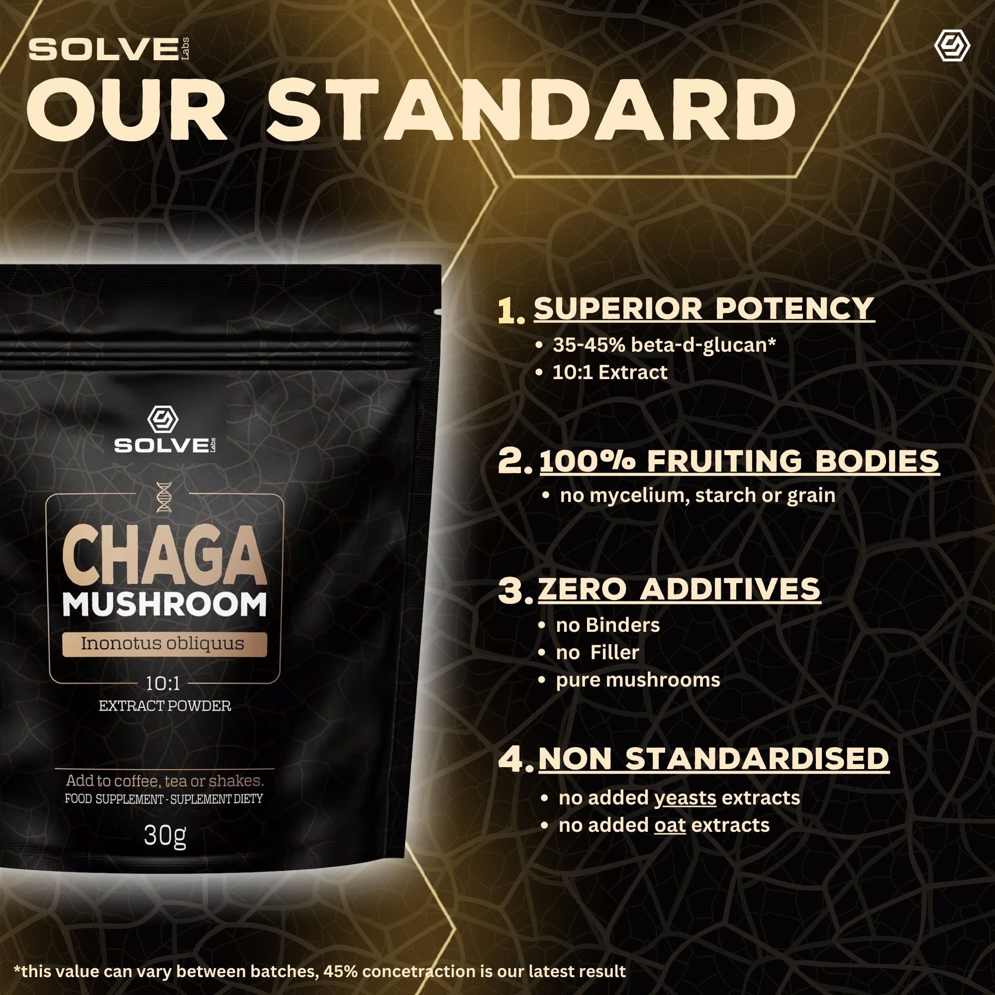 chaga extract for energy boost