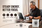 Chaga infused coffee for vitality