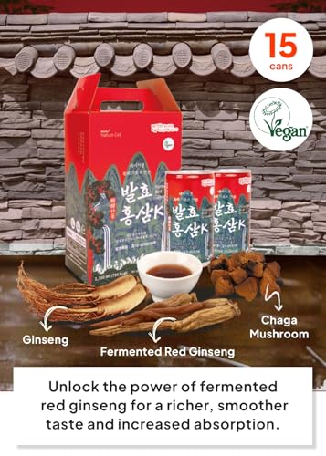 Chaga infused ginseng health drink