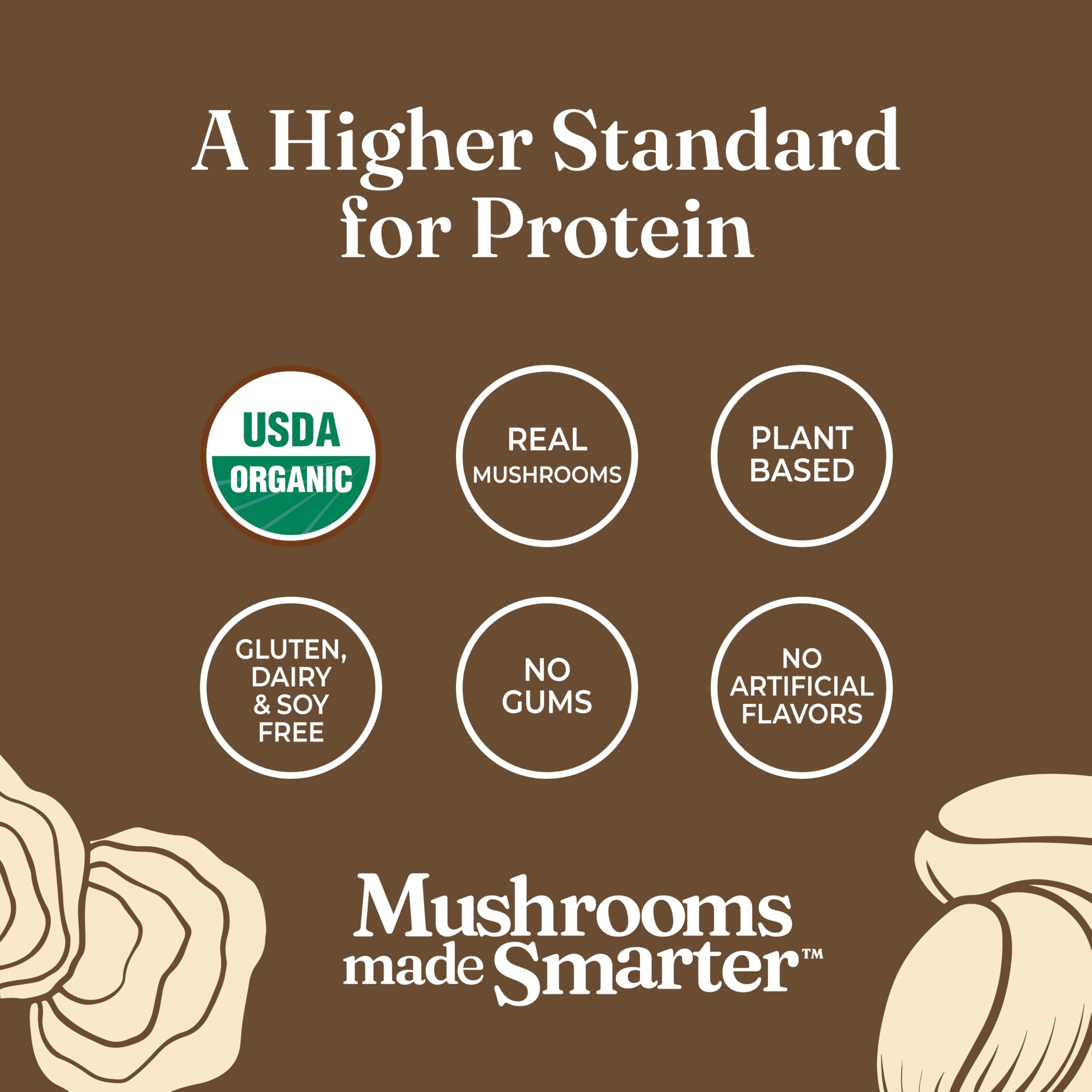 Chaga infused protein powder blend