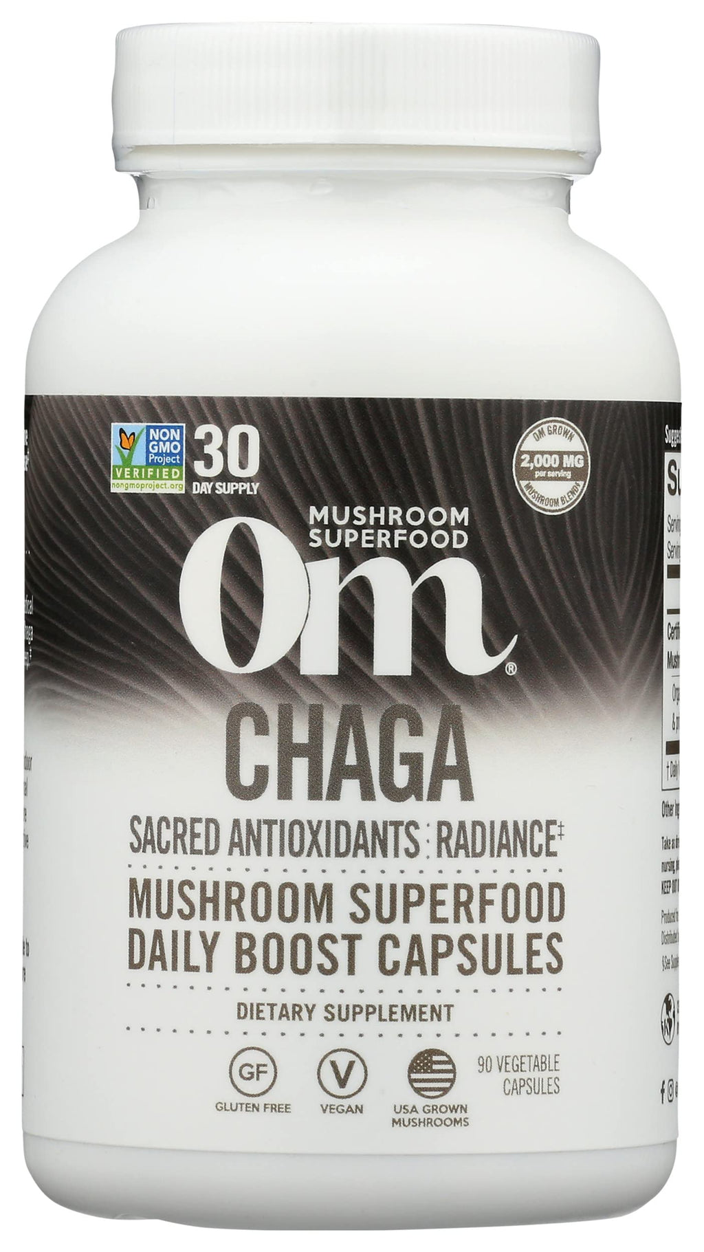 Chaga mushroom capsules for immunity