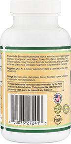 Chaga mushroom capsules for wellness