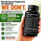 Chaga mushroom capsules for wellness