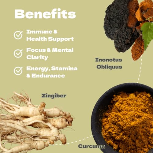 chaga mushroom capsules for wellness
