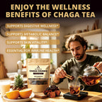 chaga mushroom chunks for brewing