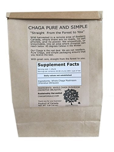 chaga mushroom chunks for brewing