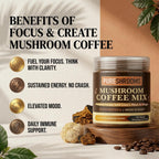 Chaga mushroom coffee for mental clarity