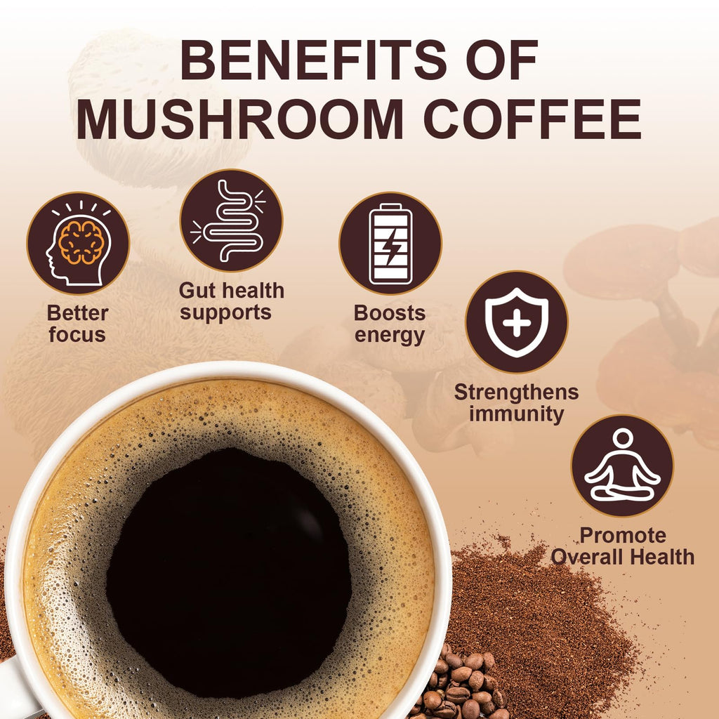 chaga mushroom coffee powder