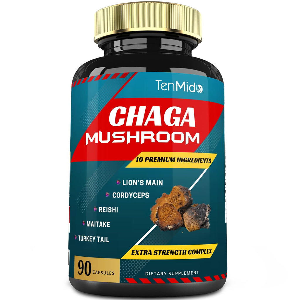 Chaga mushroom extract capsules