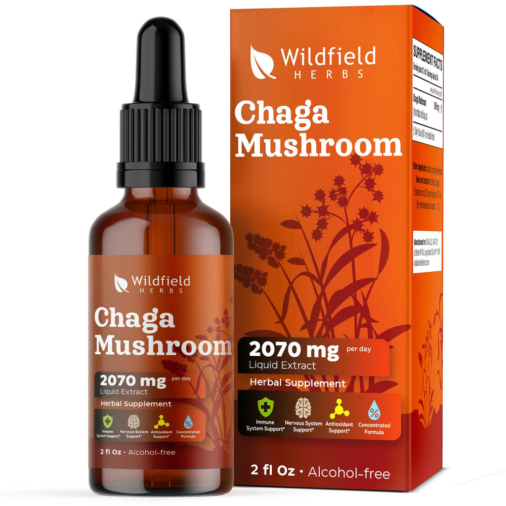 Chaga mushroom extract drops benefits