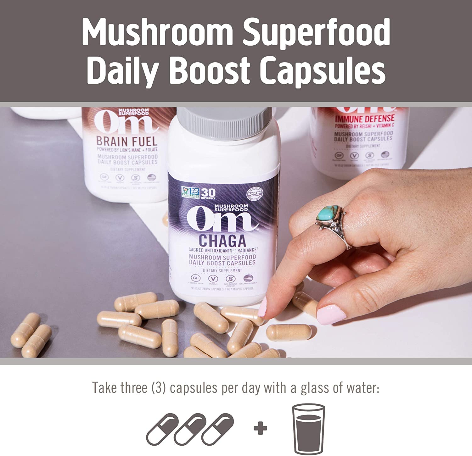 Chaga mushroom extract for daily use