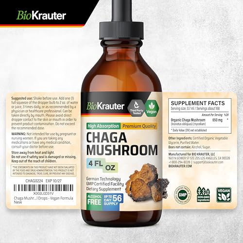 Chaga mushroom extract for daily use