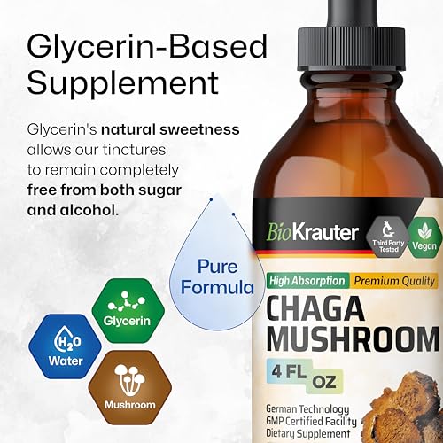 Chaga mushroom extract for vitality