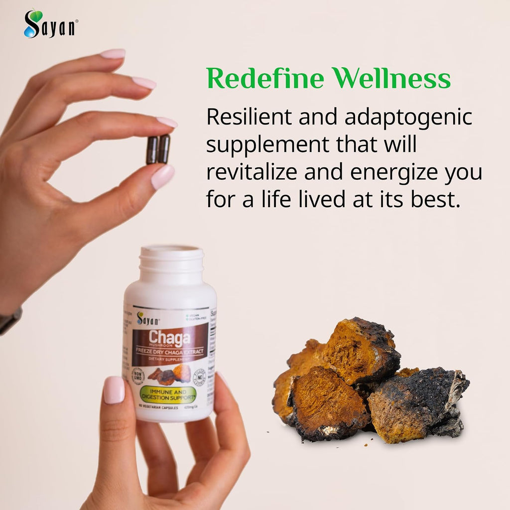 chaga mushroom for enhanced energy