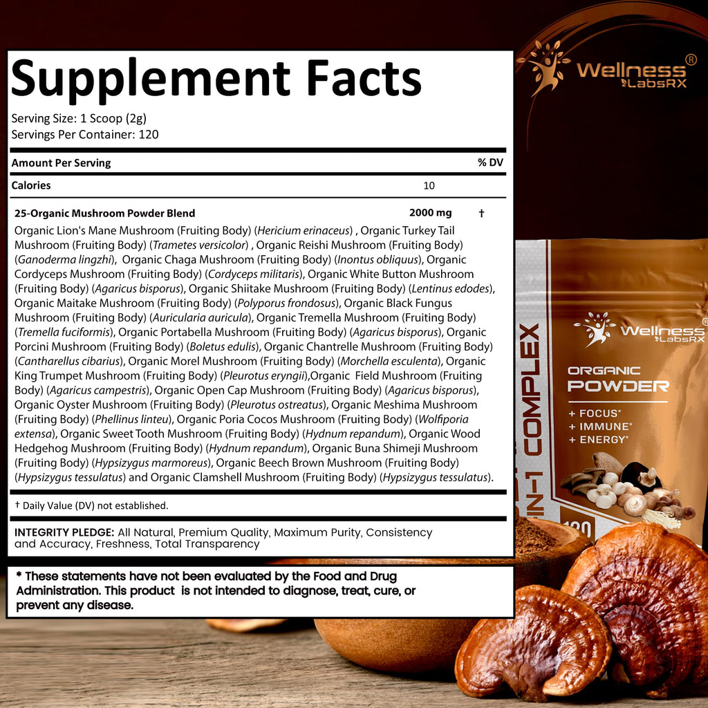 Chaga mushroom for immune support