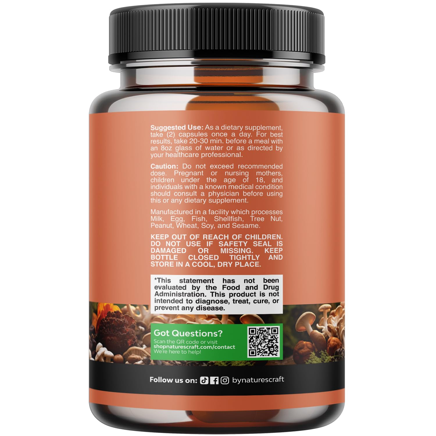 Chaga mushroom for immune support