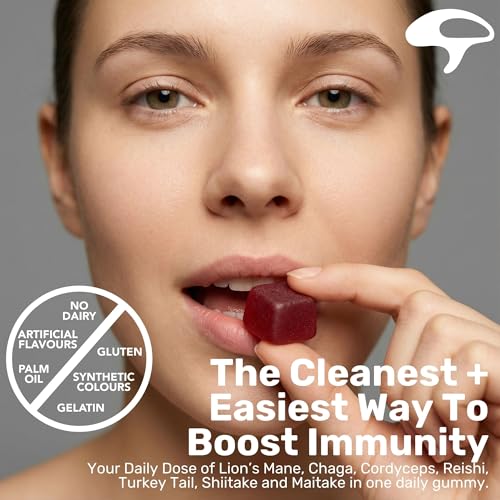 Chaga mushroom gummies for antioxidant support