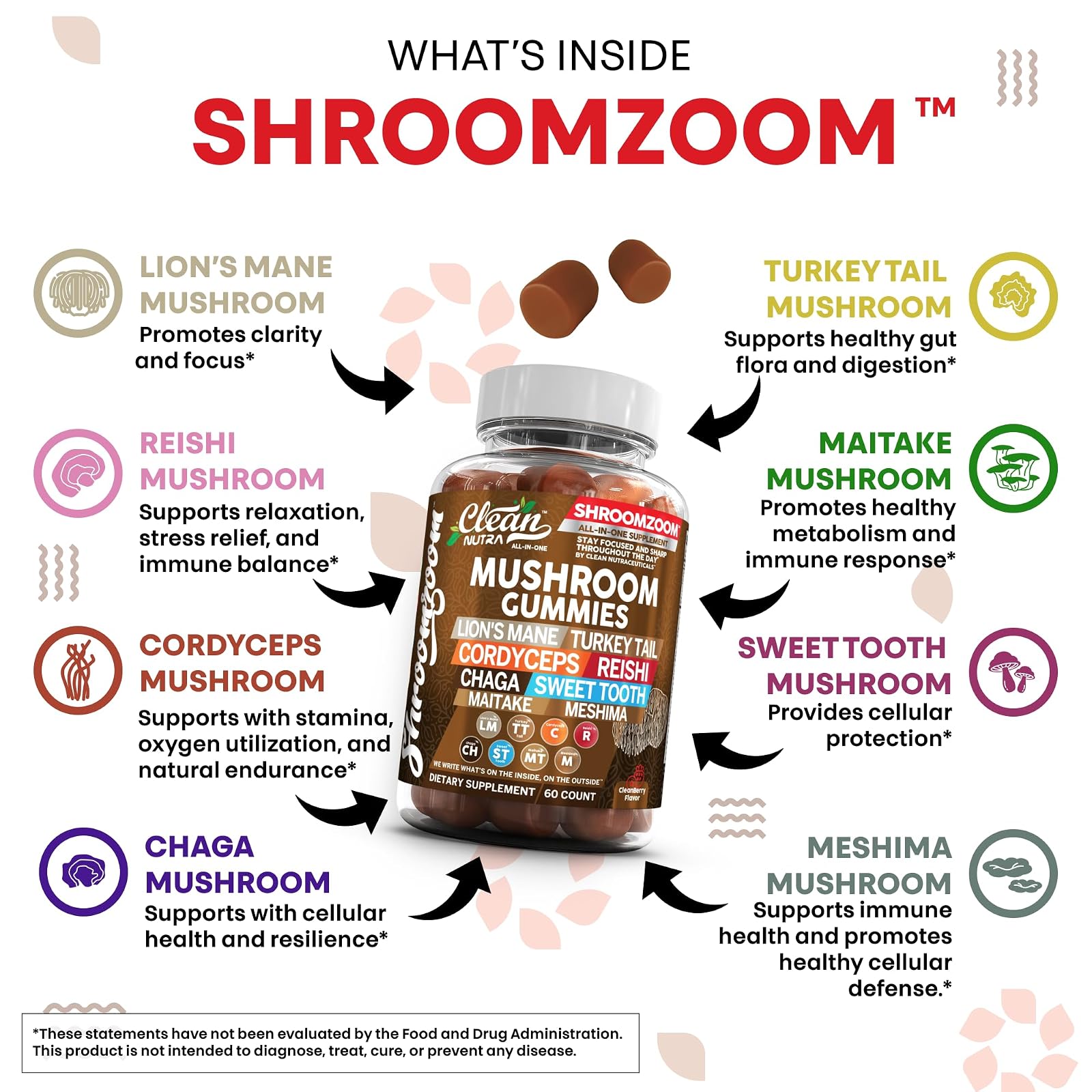 chaga mushroom gummies for energy boost