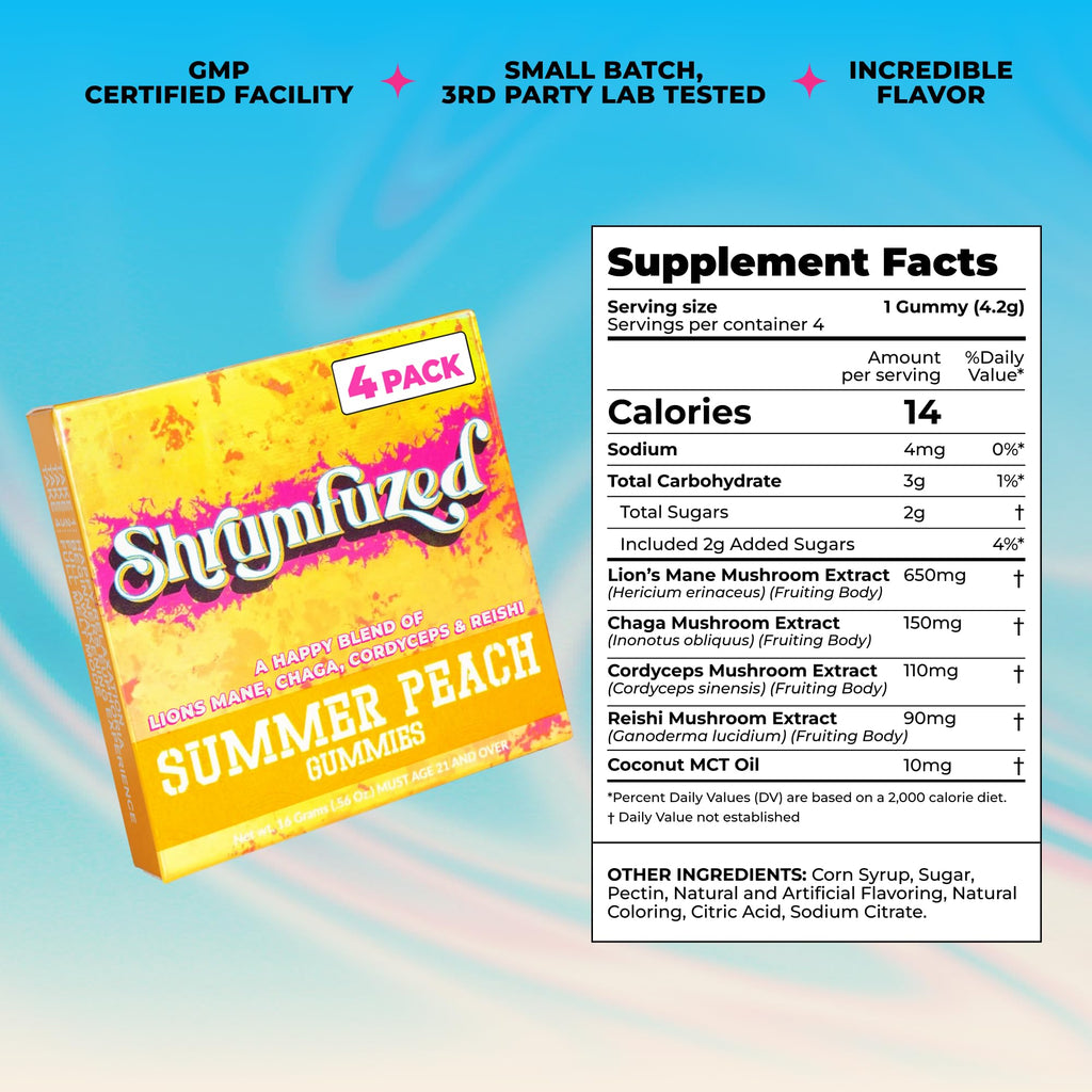 Chaga mushroom gummies for immune support
