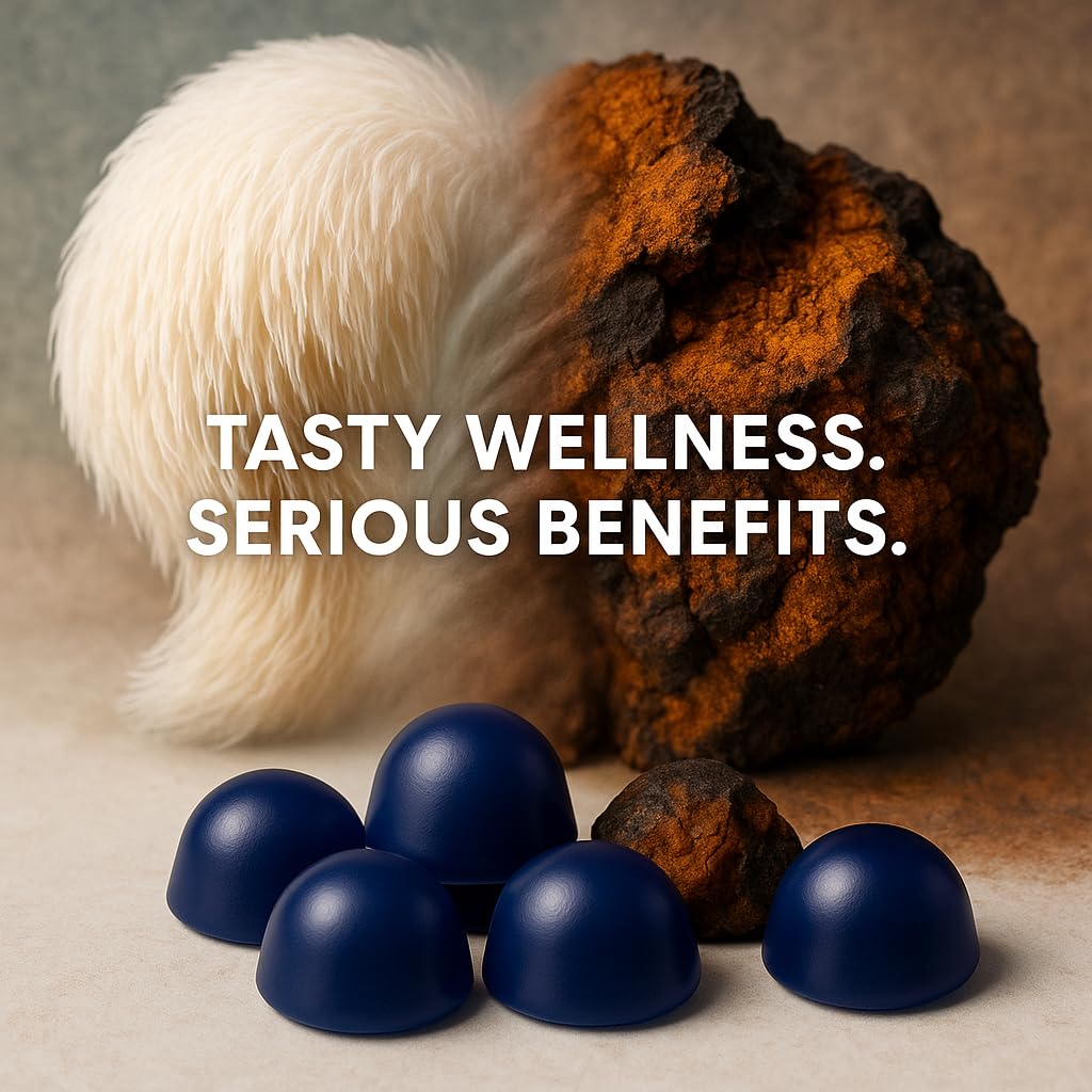 Chaga mushroom gummies for immune support